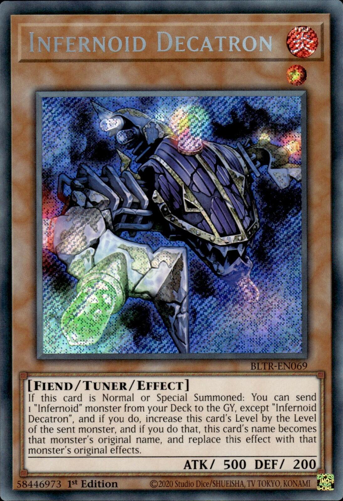 Infernoid Decatron BLTR-EN069 Prices | YuGiOh Battles of Legend: Terminal Revenge | YuGiOh Cards