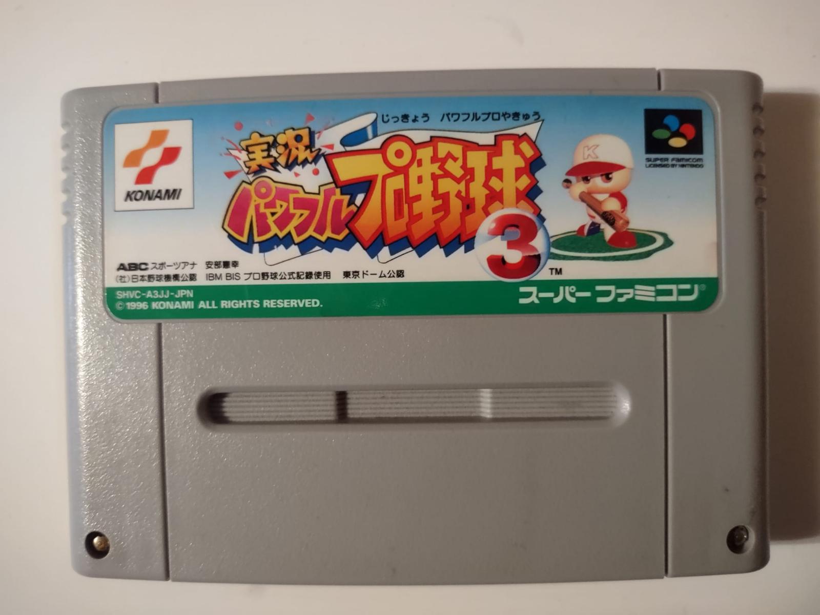 Jikkyou Powerful Pro Yakyuu 3 | Item only | Super Famicom