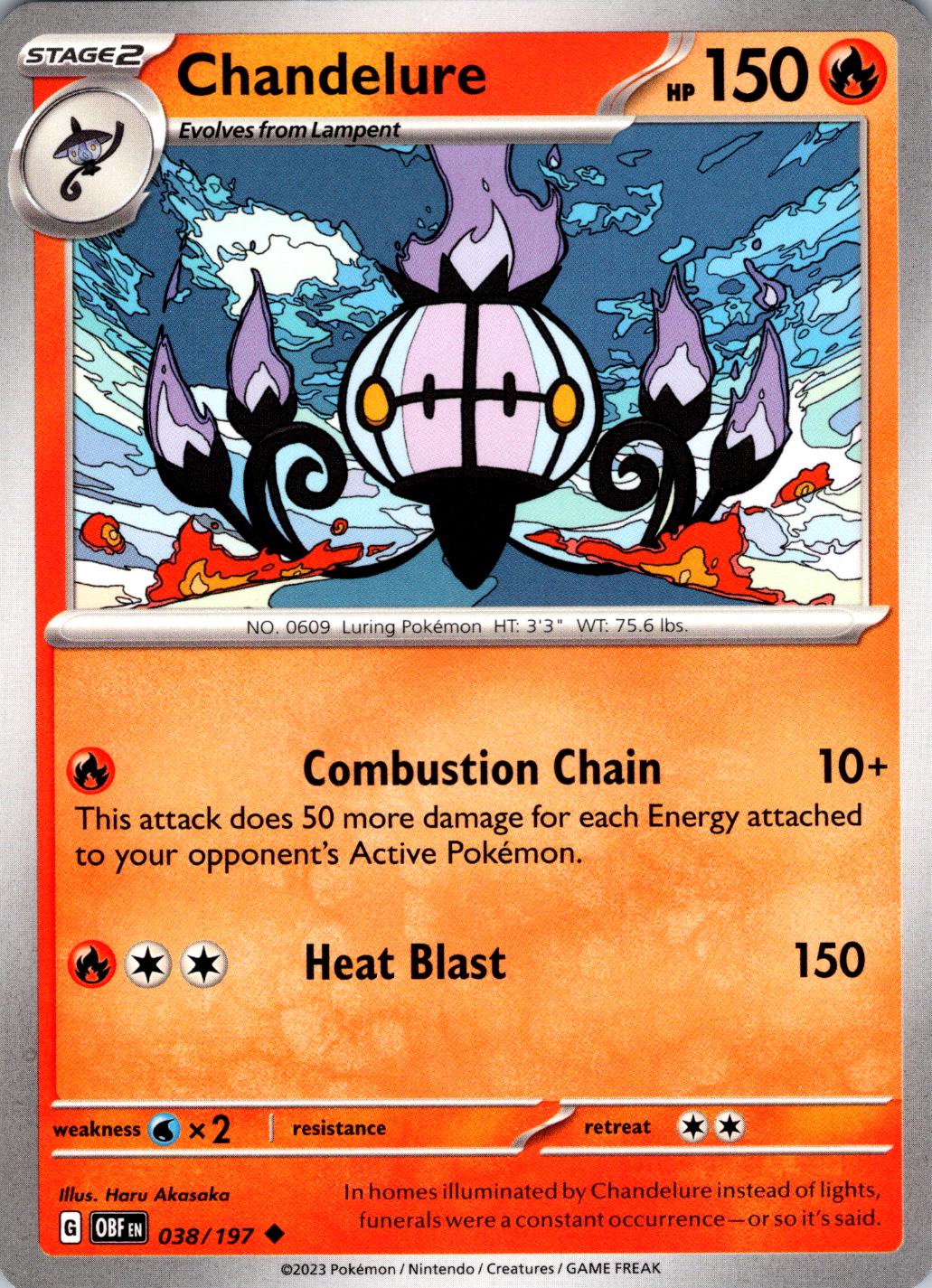 Chandelure #38 Prices | Pokemon Obsidian Flames | Pokemon Cards