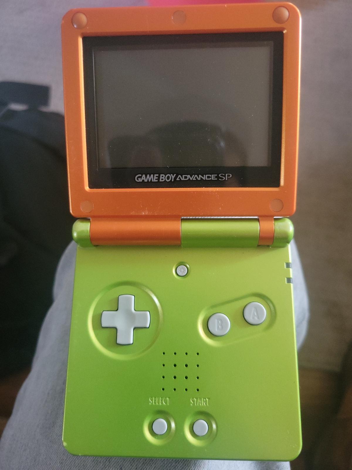 Lime and Orange Gameboy Advance SP | Item only | GameBoy Advance