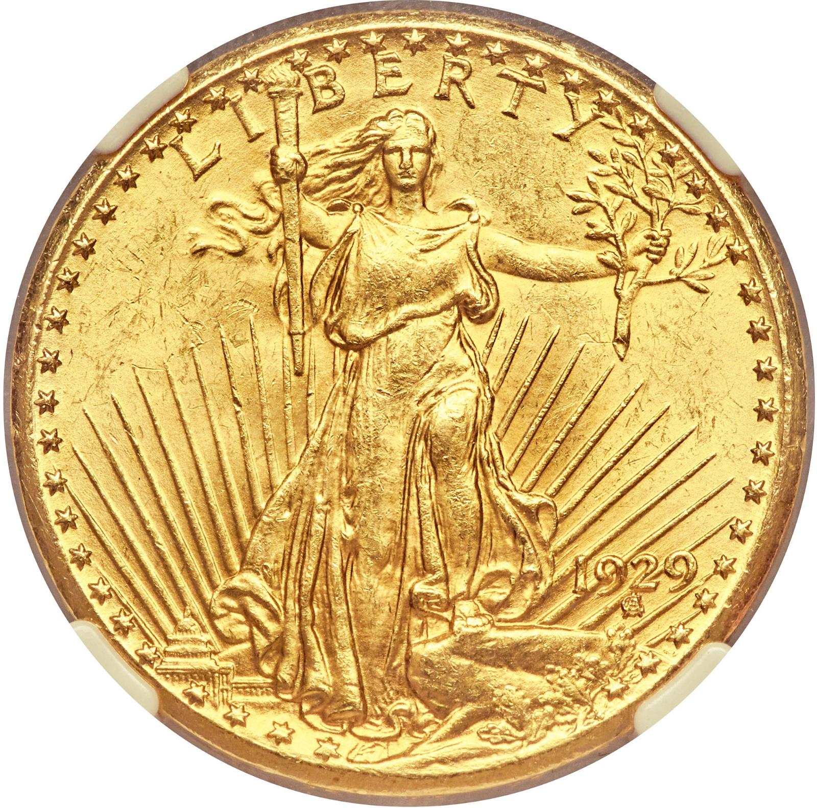 1929 Saint-Gaudens Gold Double Eagle Prices | Ungraded, NGC, PCGS Values