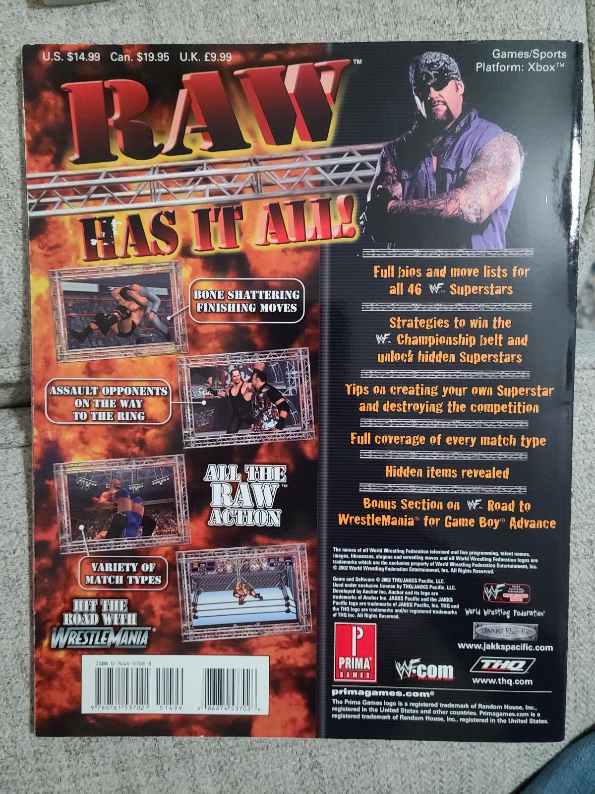WWF Raw [Prima] Precios Strategy Guide | Compara precios sueltos, CIB y nuevos