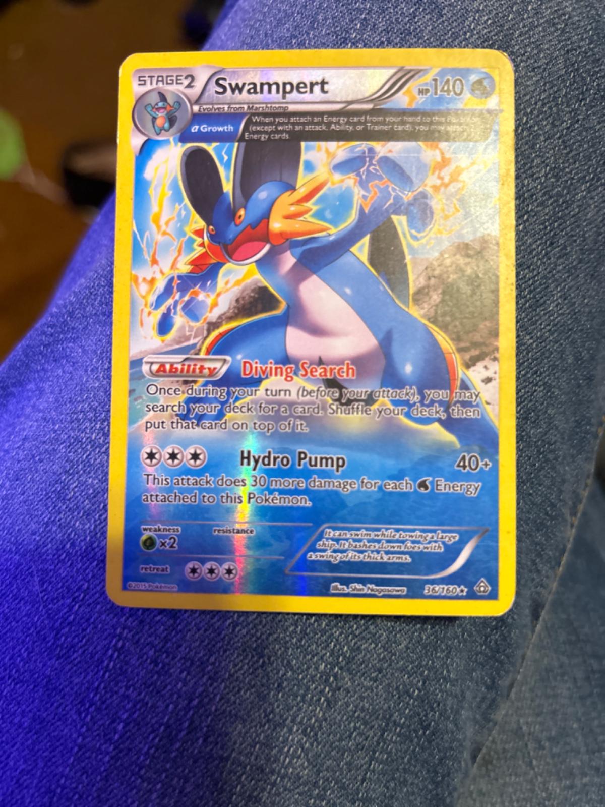 Swampert [Reverse Holo] | Ungraded | Pokemon Primal Clash