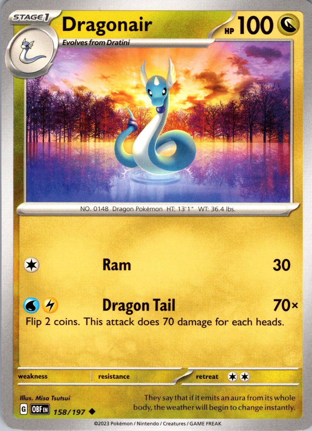 Dragonair #158 Prices | Pokemon Obsidian Flames | Pokemon Cards