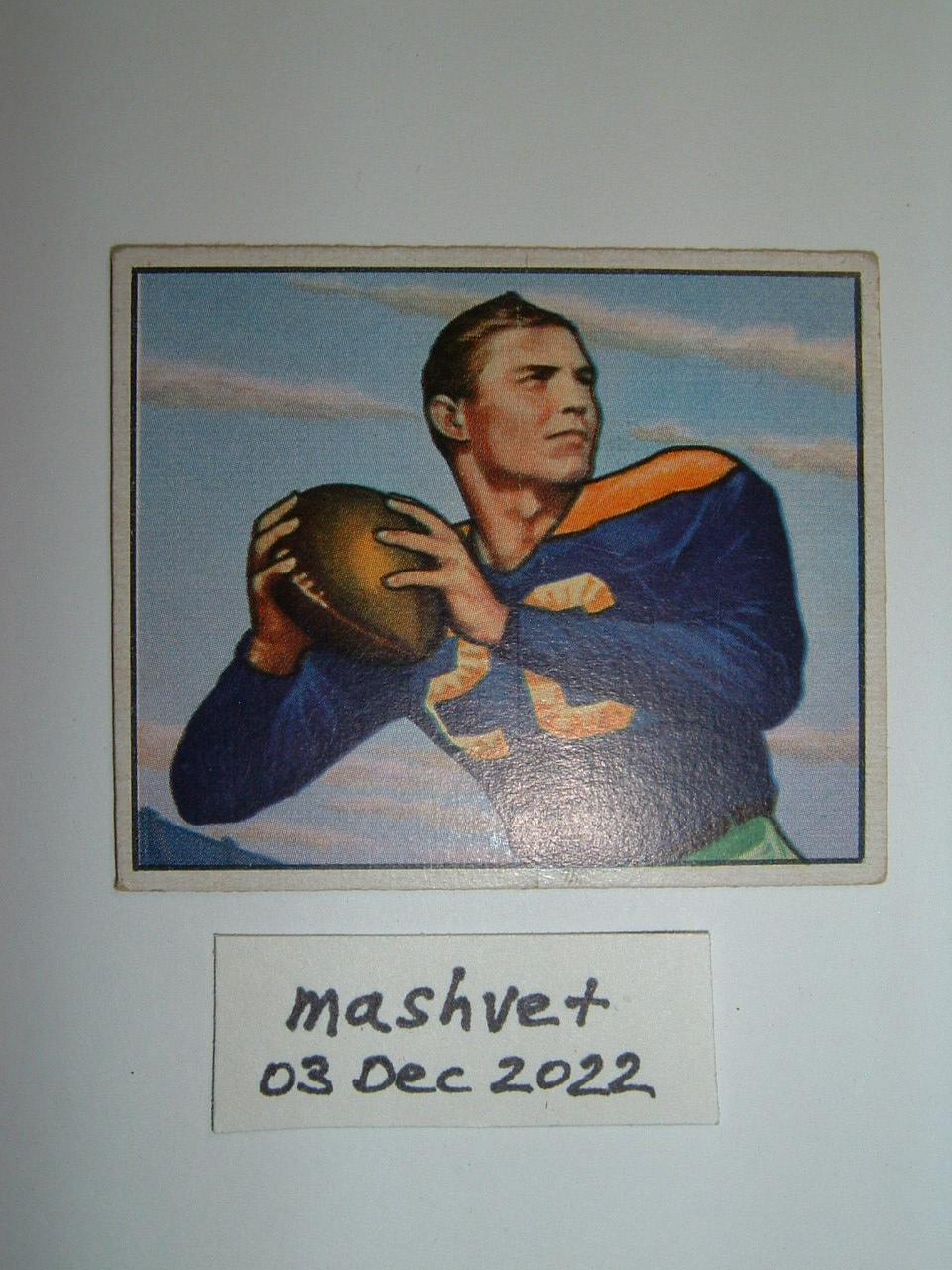 Tobin Rote | Ungraded | 1950 Bowman