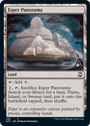 Esper Panorama Prices | Magic Adventures in the Forgotten Realms Commander | Magic Cards
