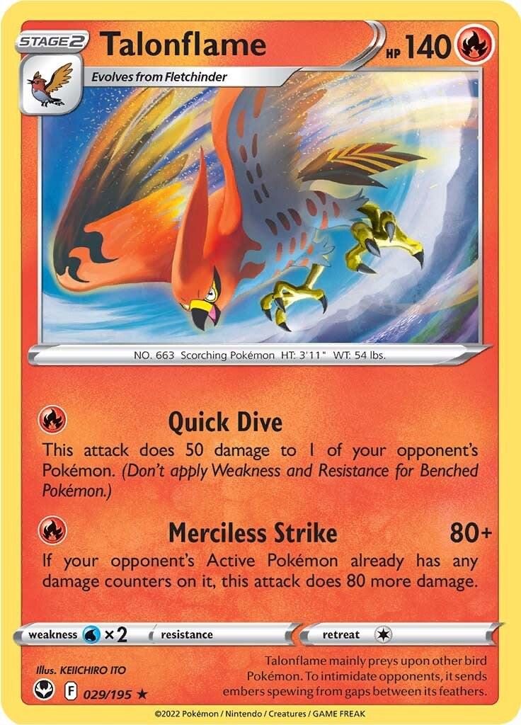 Talonflame #29 Prices | Pokemon Silver Tempest | Pokemon Cards
