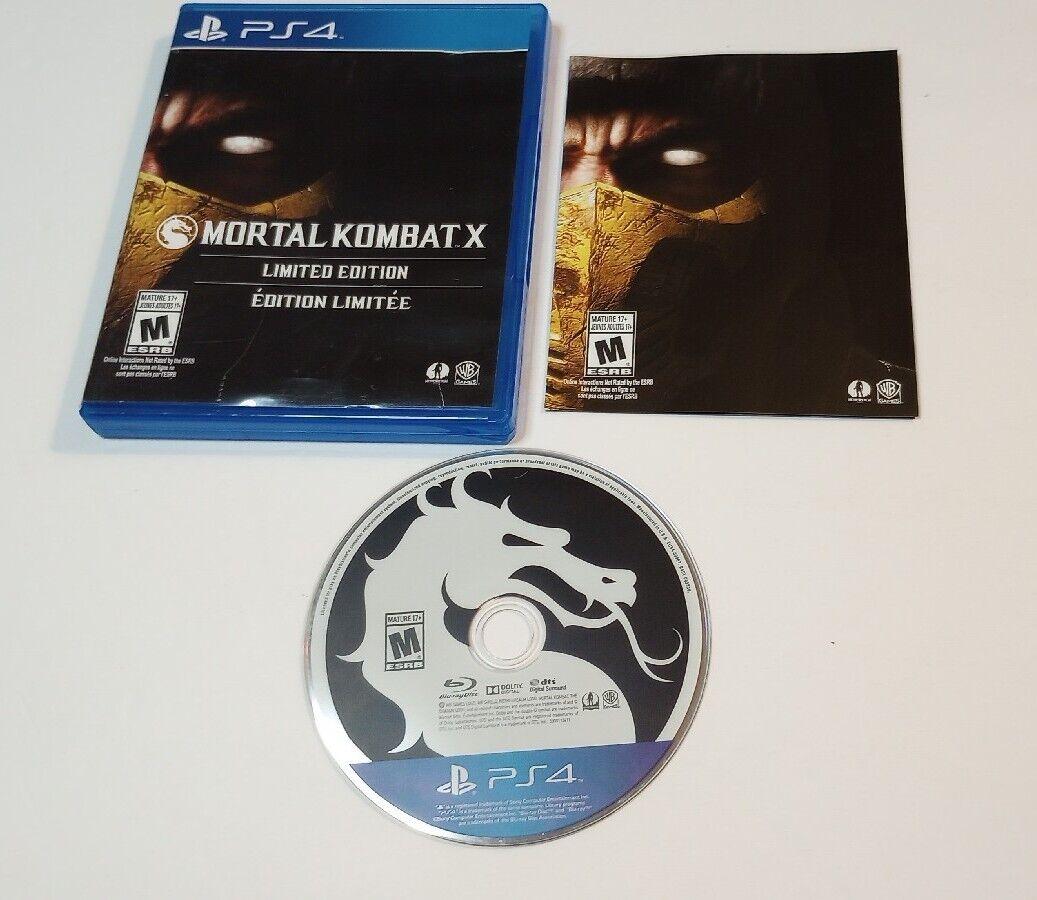 Mortal Kombat X [Limited Edition] | Item and Manual only | Playstation 4