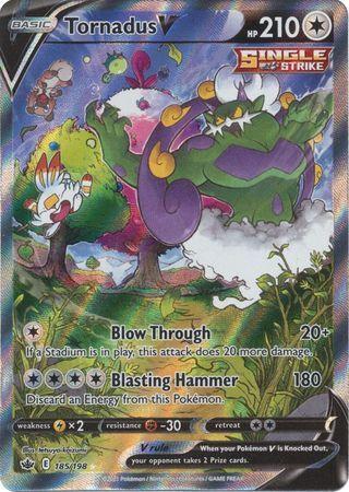 Tornadus V #185 Prices | Pokemon Chilling Reign | Pokemon Cards