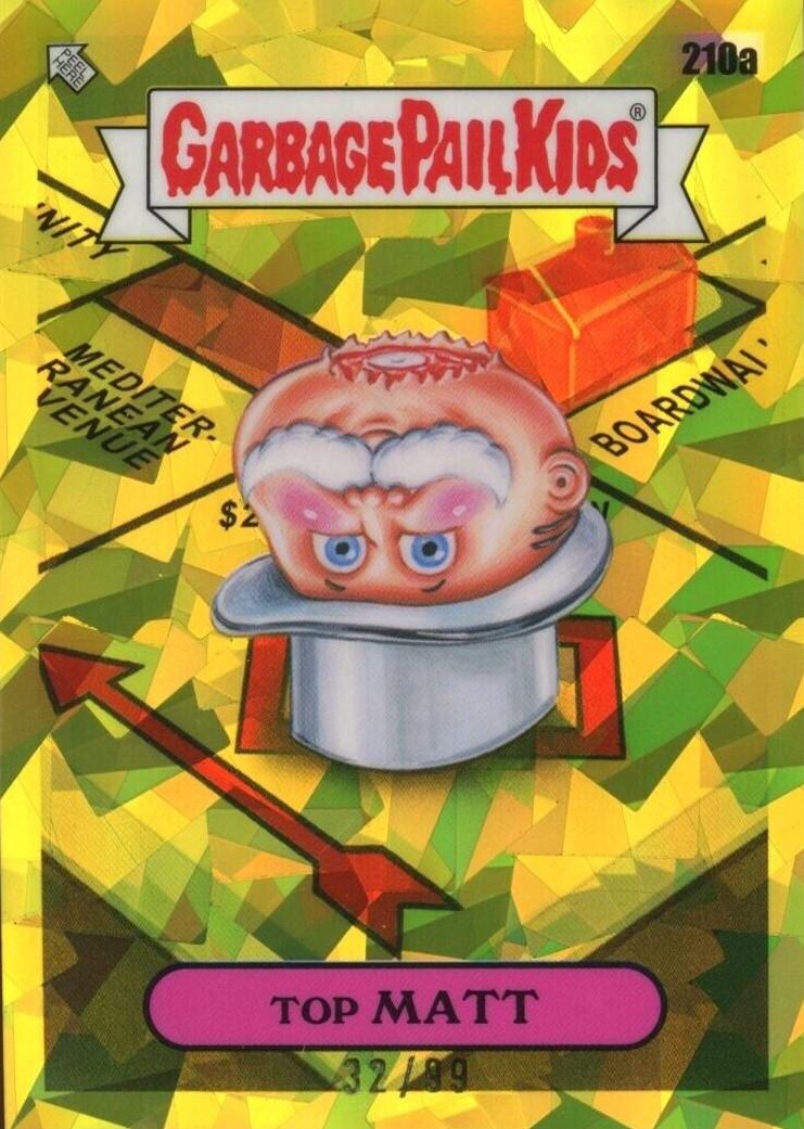 Top MATT [Yellow] #210a Prices | Garbage Pail Kids 2022 Sapphire ...