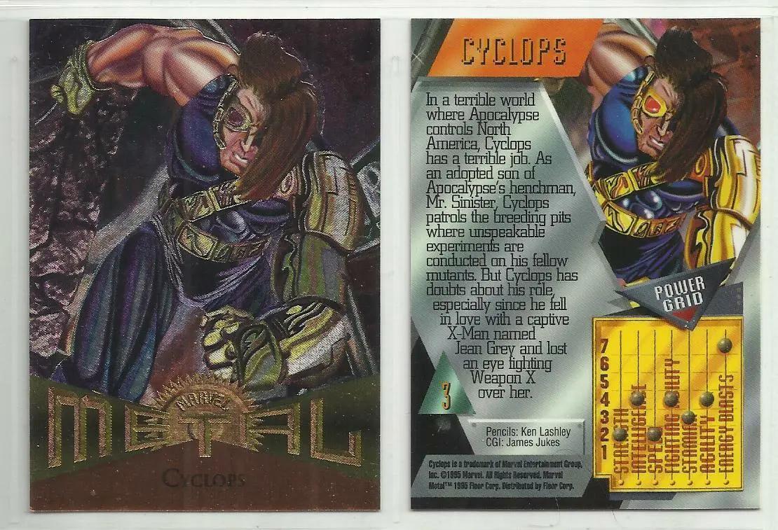 Cyclops #3 Prices | Marvel 1995 Metal | Marvel Cards