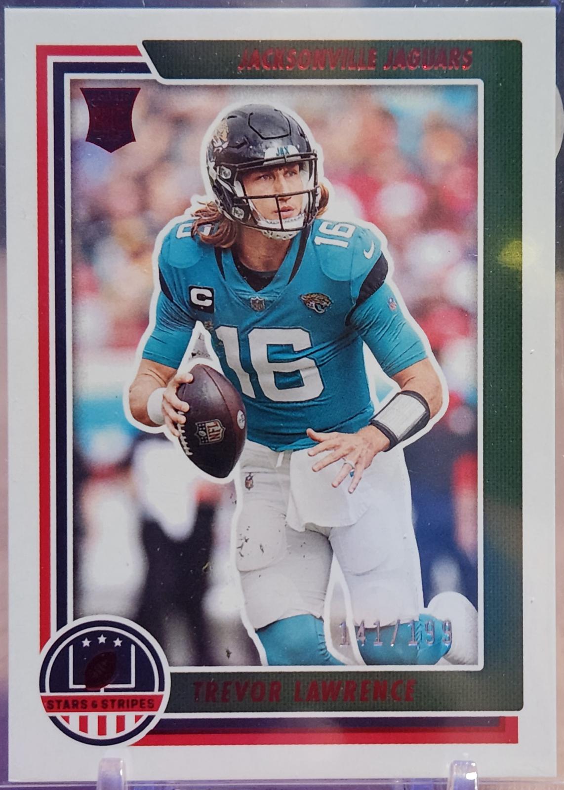 Trevor Lawrence [Red] #STS-TLR Prices | 2021 Panini Chronicles Stars ...