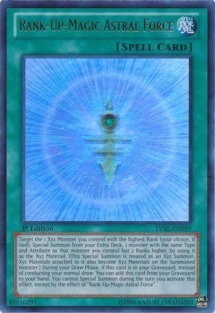Rank-Up-Magic Astral Force [1st Edition] LVAL-EN059 Prices | YuGiOh ...