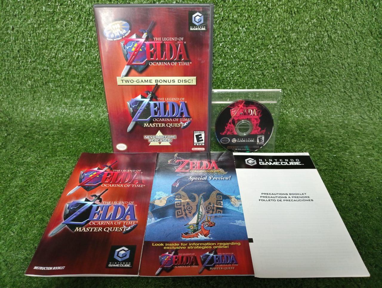Zelda Ocarina of Time Master Quest | Item, Box, and Manual | Gamecube