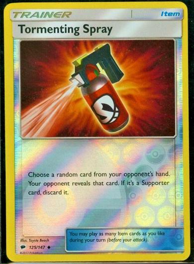 Tormenting Spray [Reverse Holo] | Ungraded | Pokemon Burning Shadows