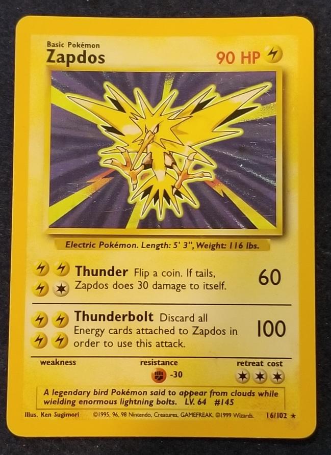 Zapdos | Ungraded | Pokemon Base Set