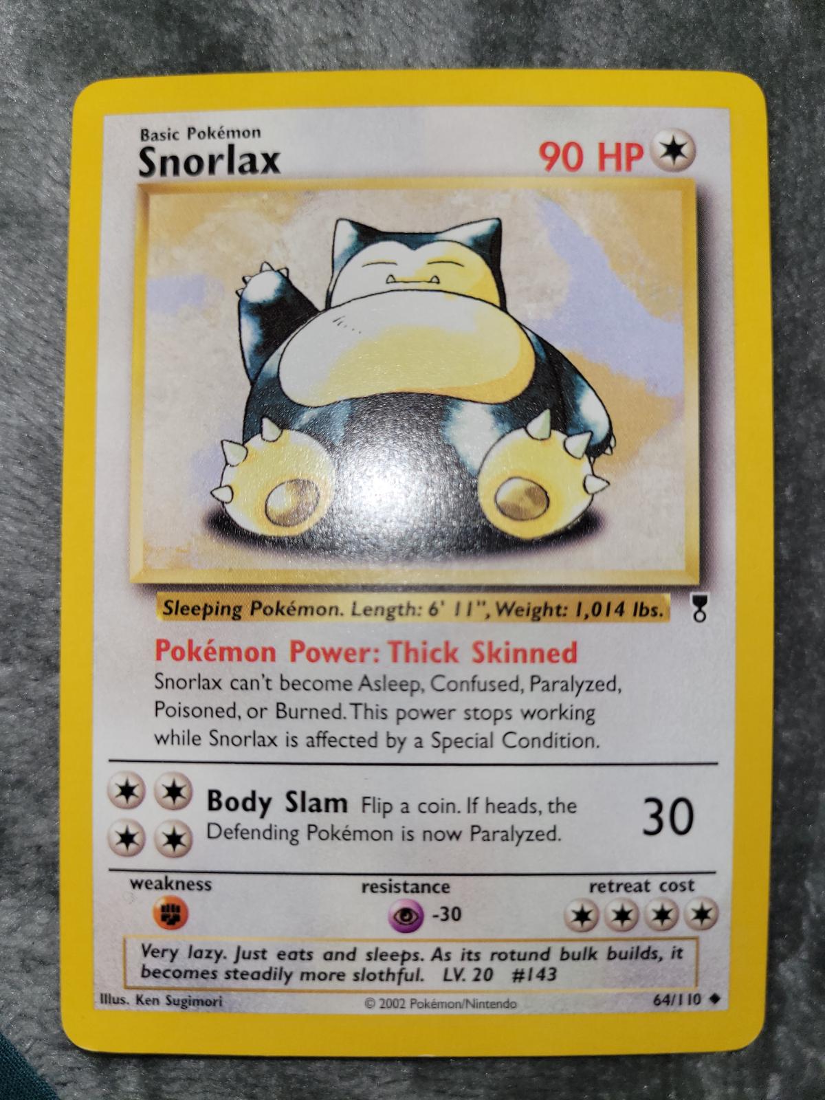Snorlax | Ungraded | Pokemon Legendary Collection