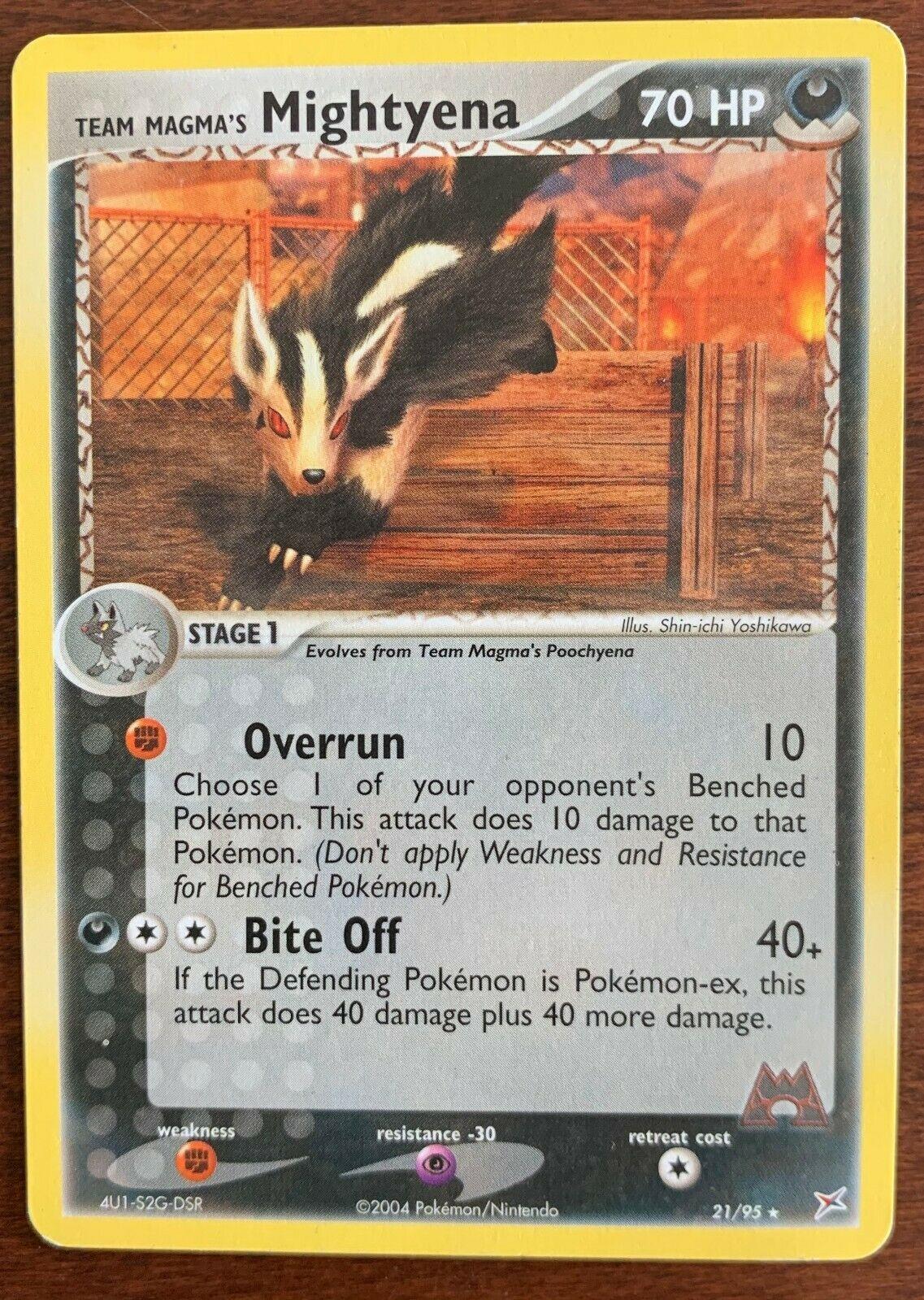 Mightyena #21 Prices | Pokemon Team Magma & Team Aqua | Pokemon Cards