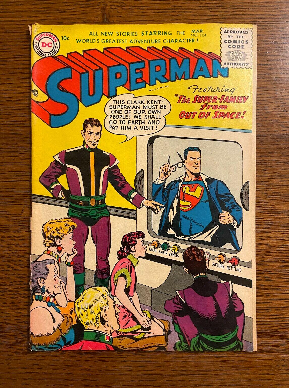 Superman #104 (1956) Prices | Superman Series