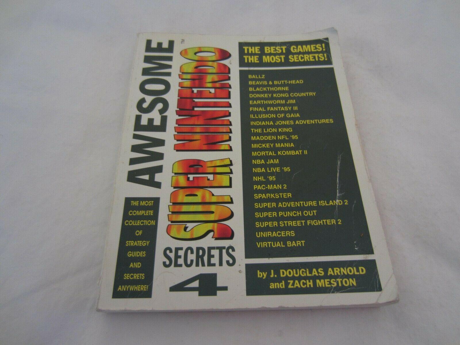 Awesome Super Nintendo Secrets 4 Prices Strategy Guide | Compare Loose ...