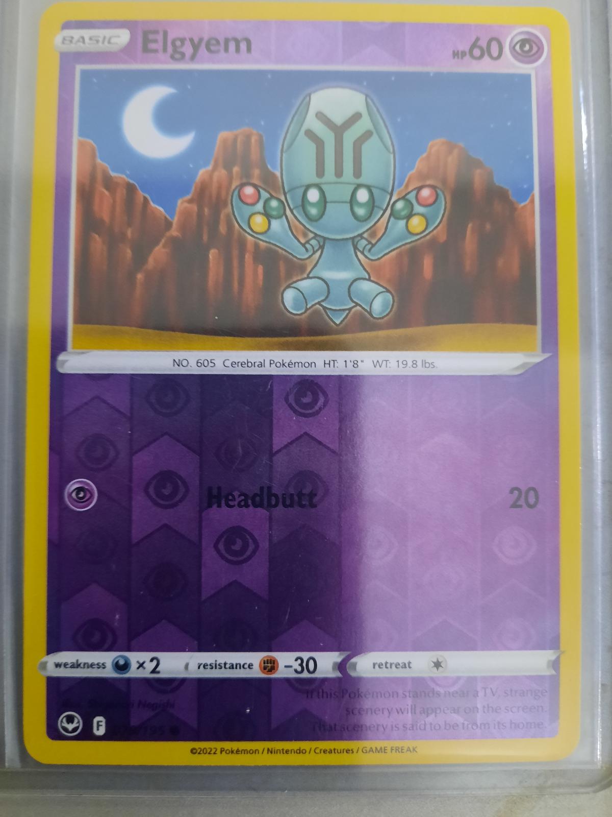 Elgyem [Reverse Holo] #79 Prices | Pokemon Silver Tempest | Pokemon Cards