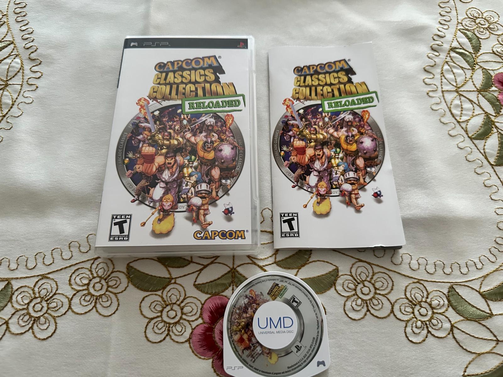 Capcom Classics Collection Reloaded | Item, Box, and Manual | PSP