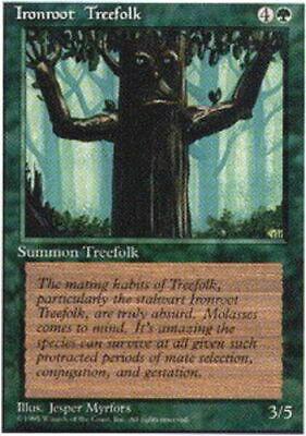 Ironroot Treefolk Prices | Magic 4th Edition | Magic Cards