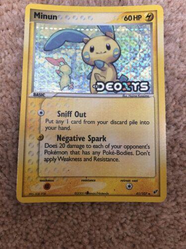Minun #41 Prices | Pokemon Deoxys | Pokemon Cards