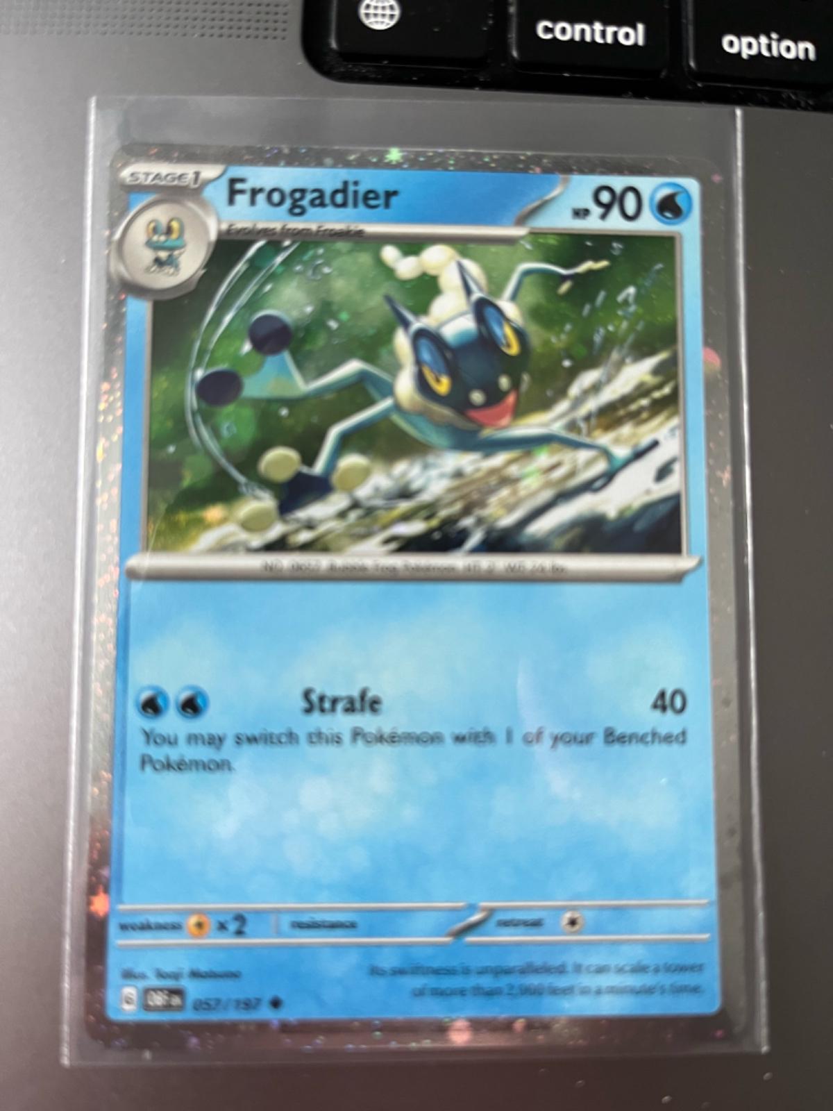 Frogadier [Cosmos Holo] #57 Prices | Pokemon Obsidian Flames | Pokemon Cards