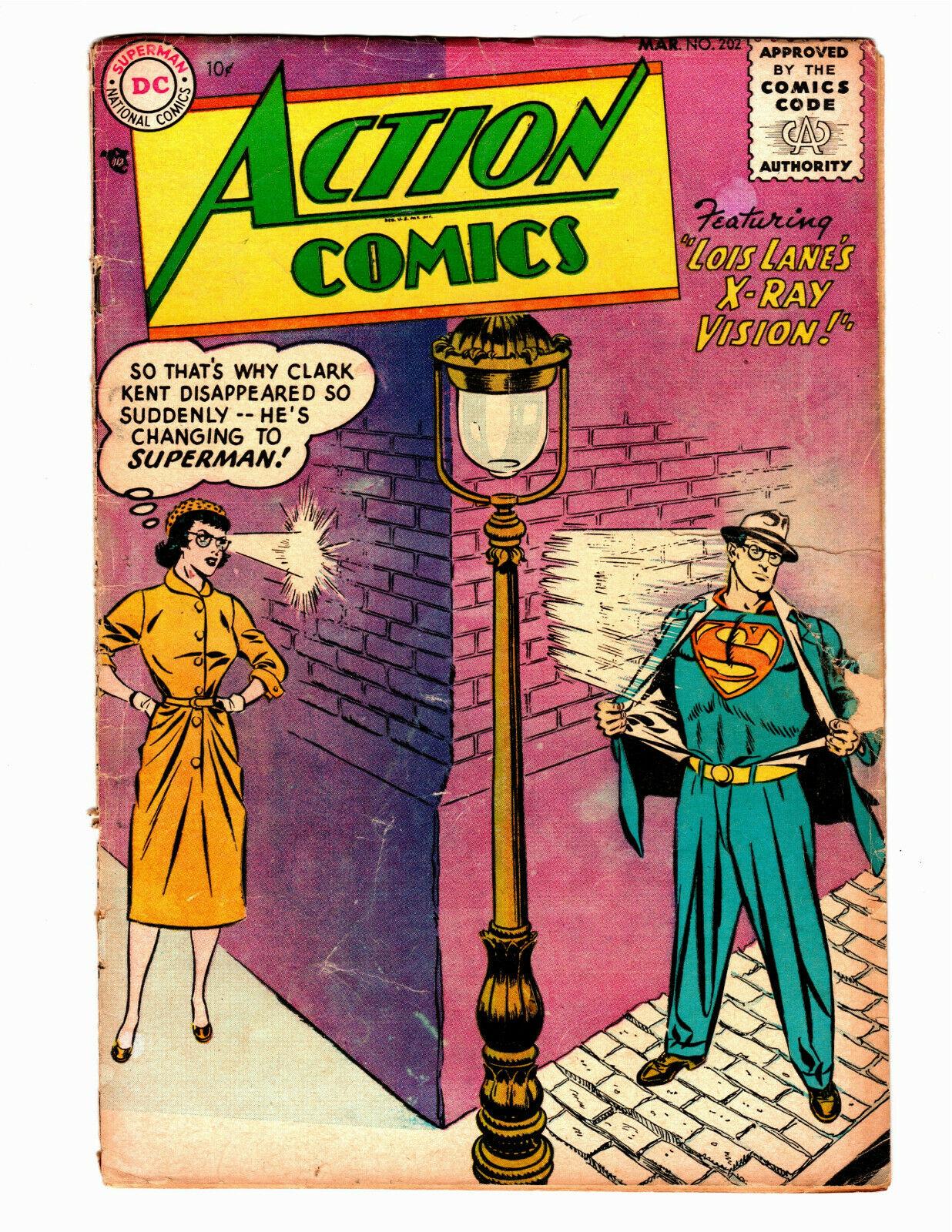 Action Comics #202 (1955) Prices | Action Comics Series