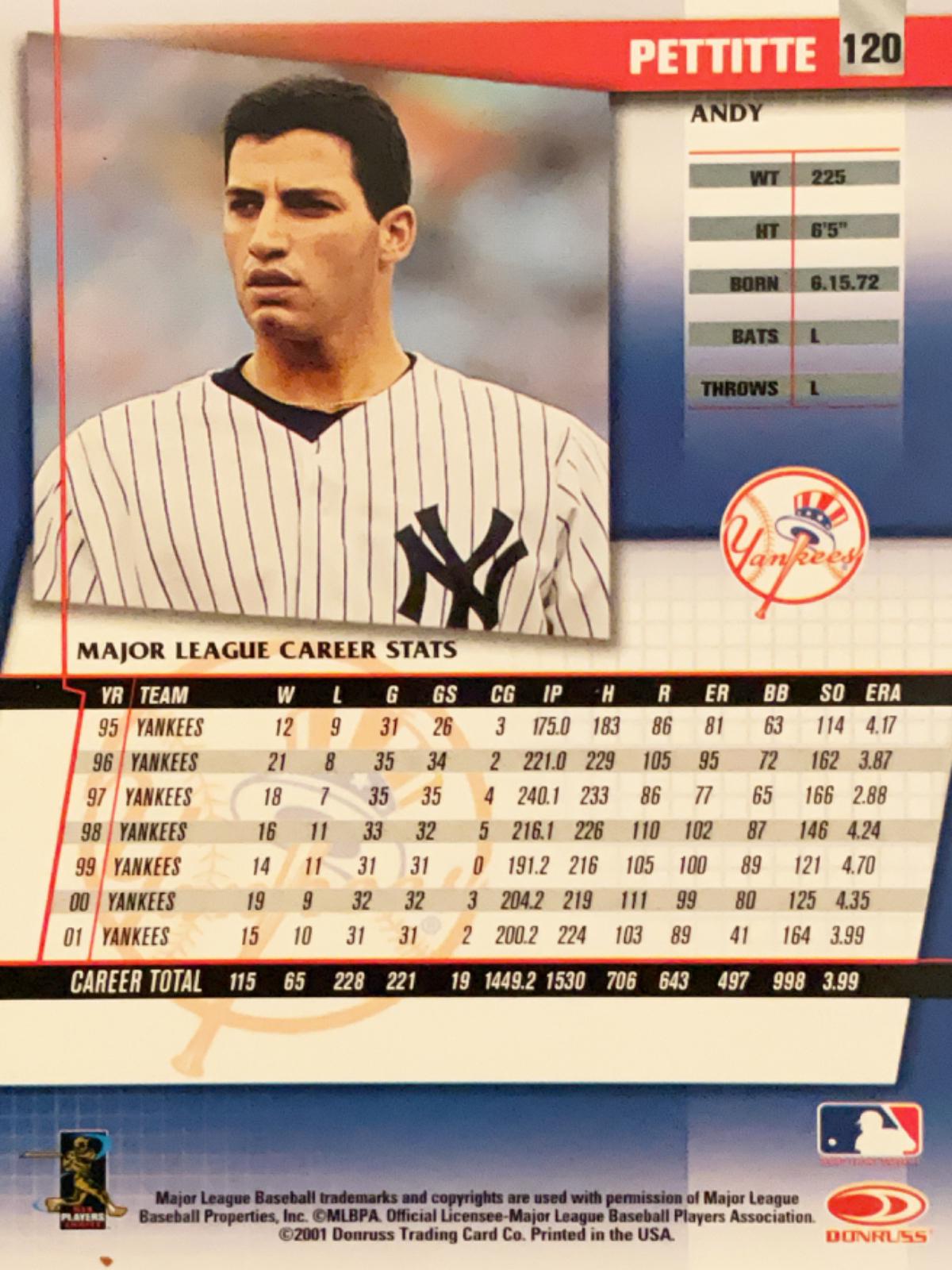 Andy Pettitte #120 Prices | 2002 Donruss Fan Club | Baseball Cards
