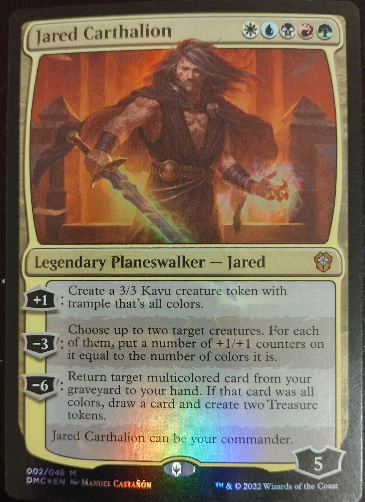 Jared Carthalion Foil 2 Prices Magic Dominaria United Commander Magic Cards