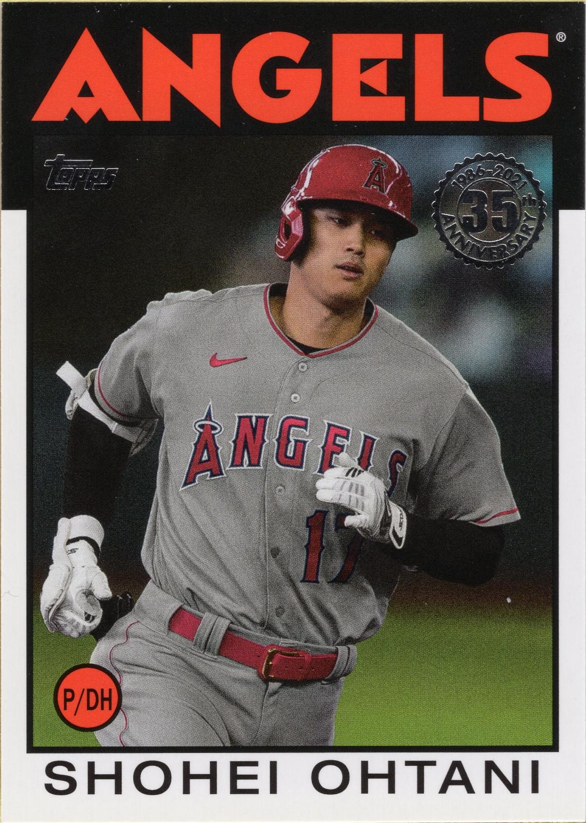 Shohei Ohtani #86B-22 Prices | 2021 Topps 1986 35th Anniversary ...
