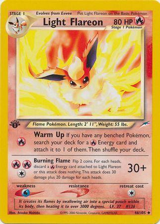 Light Flareon [1st Edition] #46 Prices | Pokemon Neo Destiny | Pokemon ...