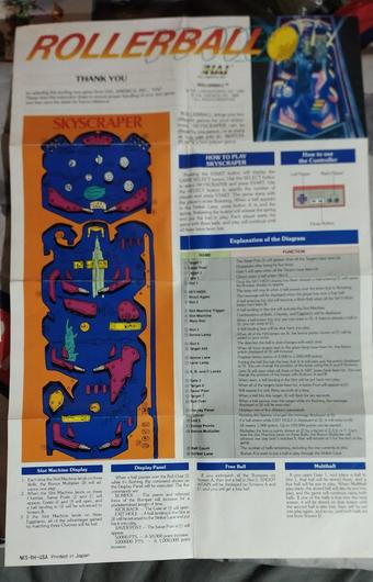 Rollerball | Manual only | NES