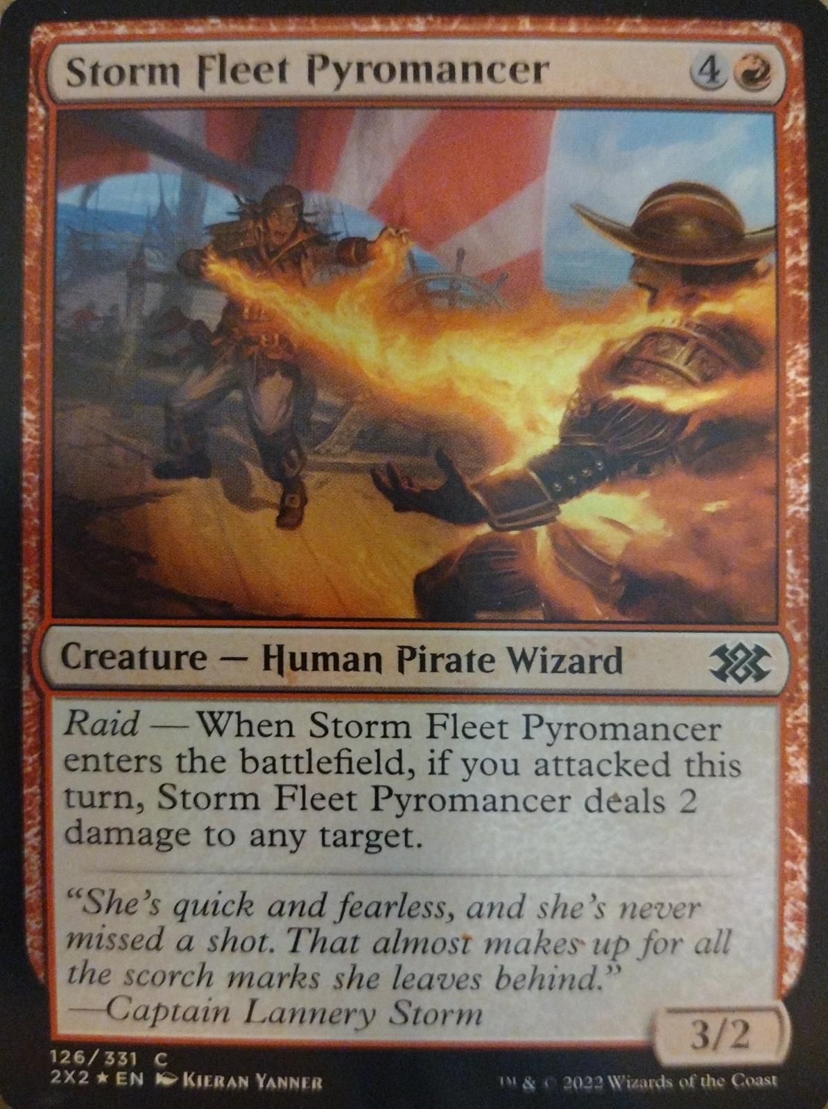 Storm Fleet Pyromancer [Foil] #126 Prices | Magic Double Masters 2022 ...