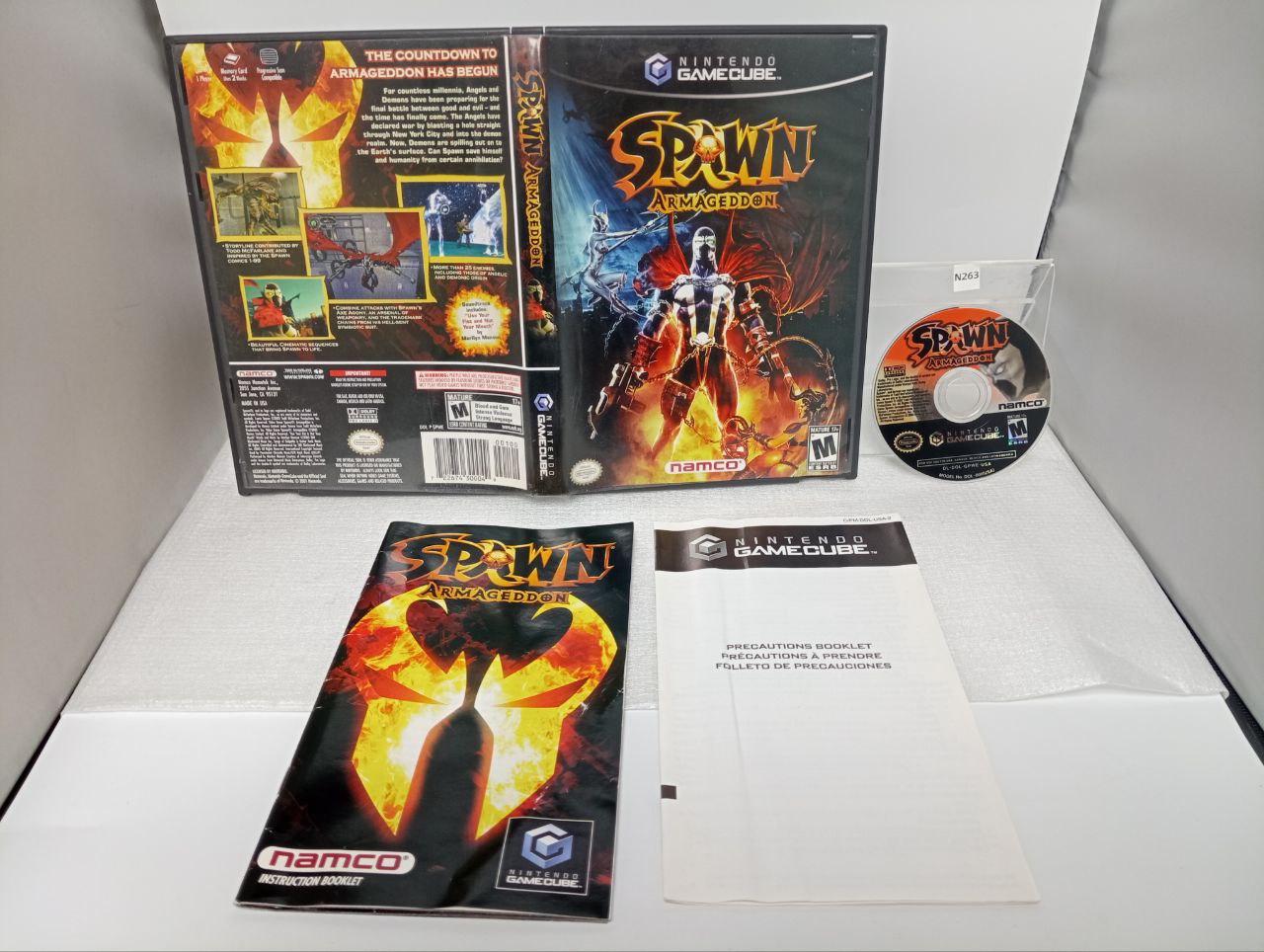 Spawn Armageddon | Item, Box, and Manual | Gamecube