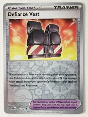 Defiance Vest [Reverse Holo] #162 Prices | Pokemon Paradox Rift ...
