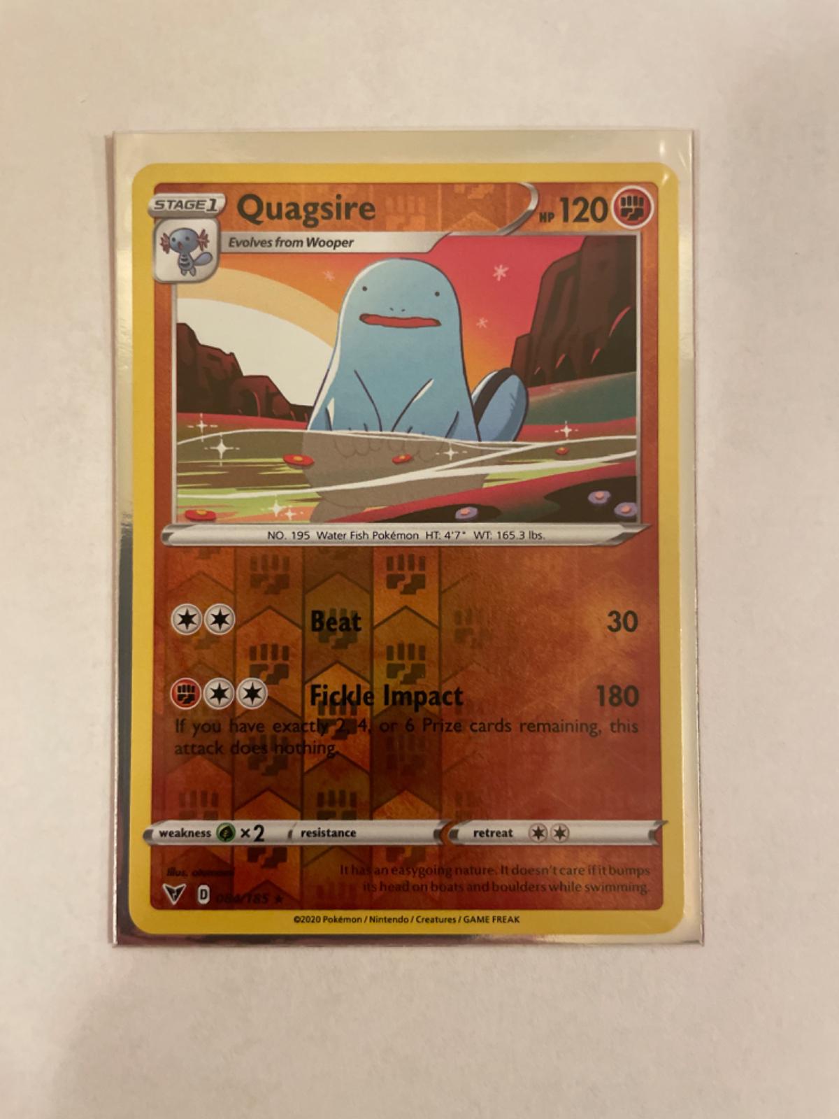 Quagsire [Reverse Holo] | Ungraded | Pokemon Vivid Voltage