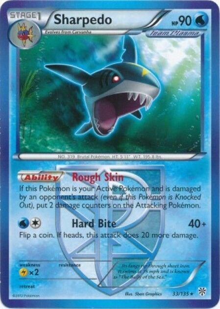 Sharpedo #33 Prices | Pokemon Plasma Storm | Pokemon Cards