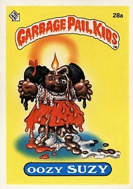 Oozy SUZIE #28a Prices | 1985 Garbage Pail Kids | GPK Cards