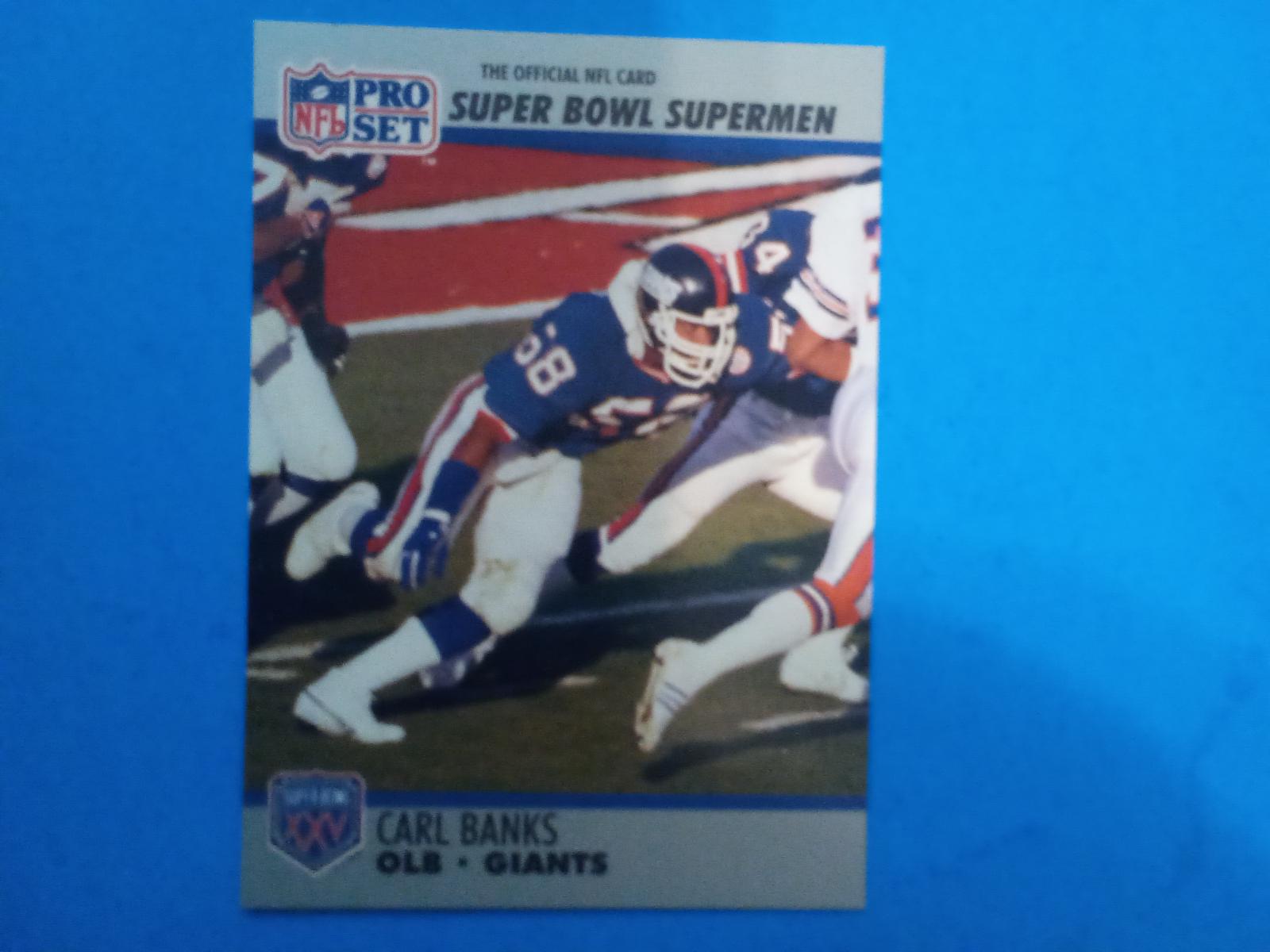 Carl Banks | Ungraded | 1990 Pro Set Super Bowl 160