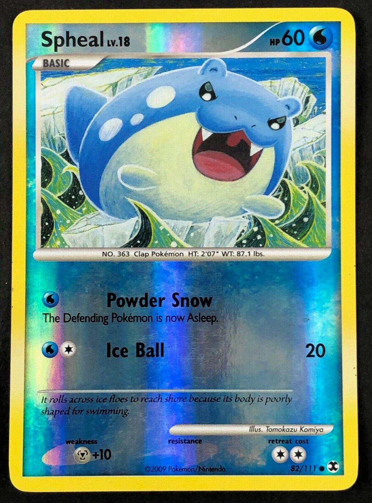 Spheal [Reverse Holo] #82 Prices | Pokemon Rising Rivals | Pokemon Cards