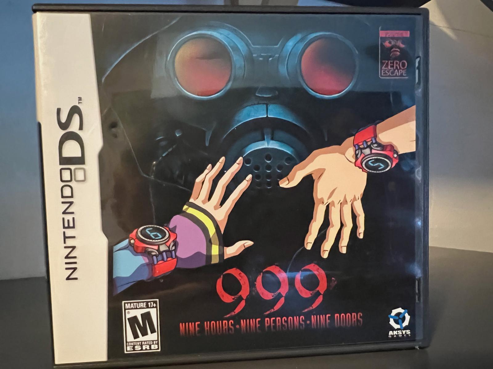 999: 9 Hours, 9 Persons, 9 Doors | Item, Box, and Manual | Nintendo DS