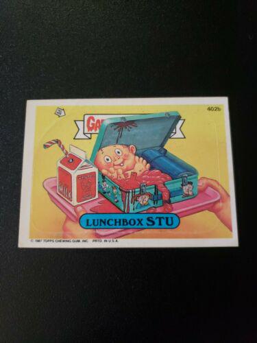 Lunchbox STU #402b Prices | 1987 Garbage Pail Kids | GPK Cards