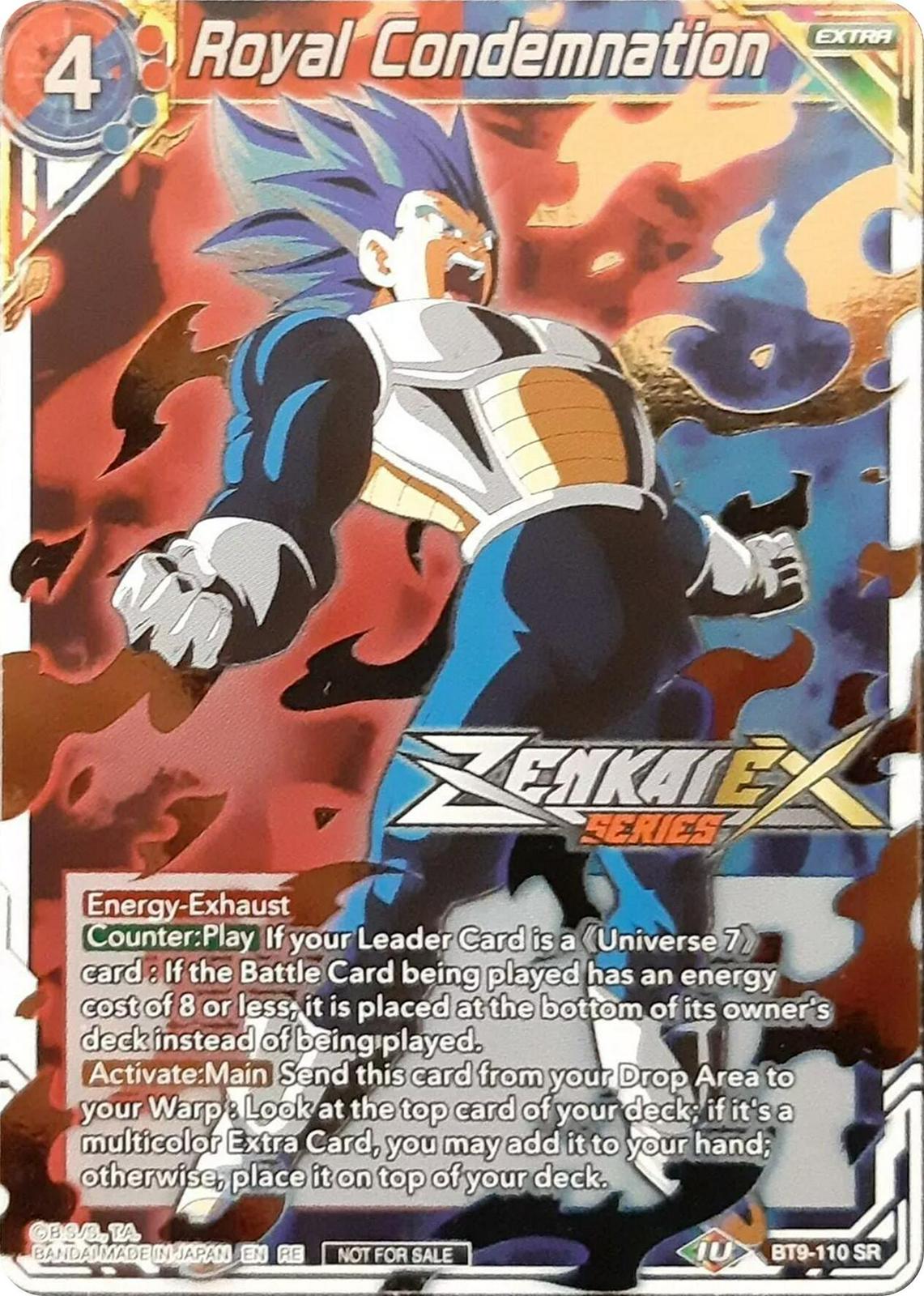 Royal Condemnation [Foil] BT9-110 Prices | Dragon Ball Super Divine ...