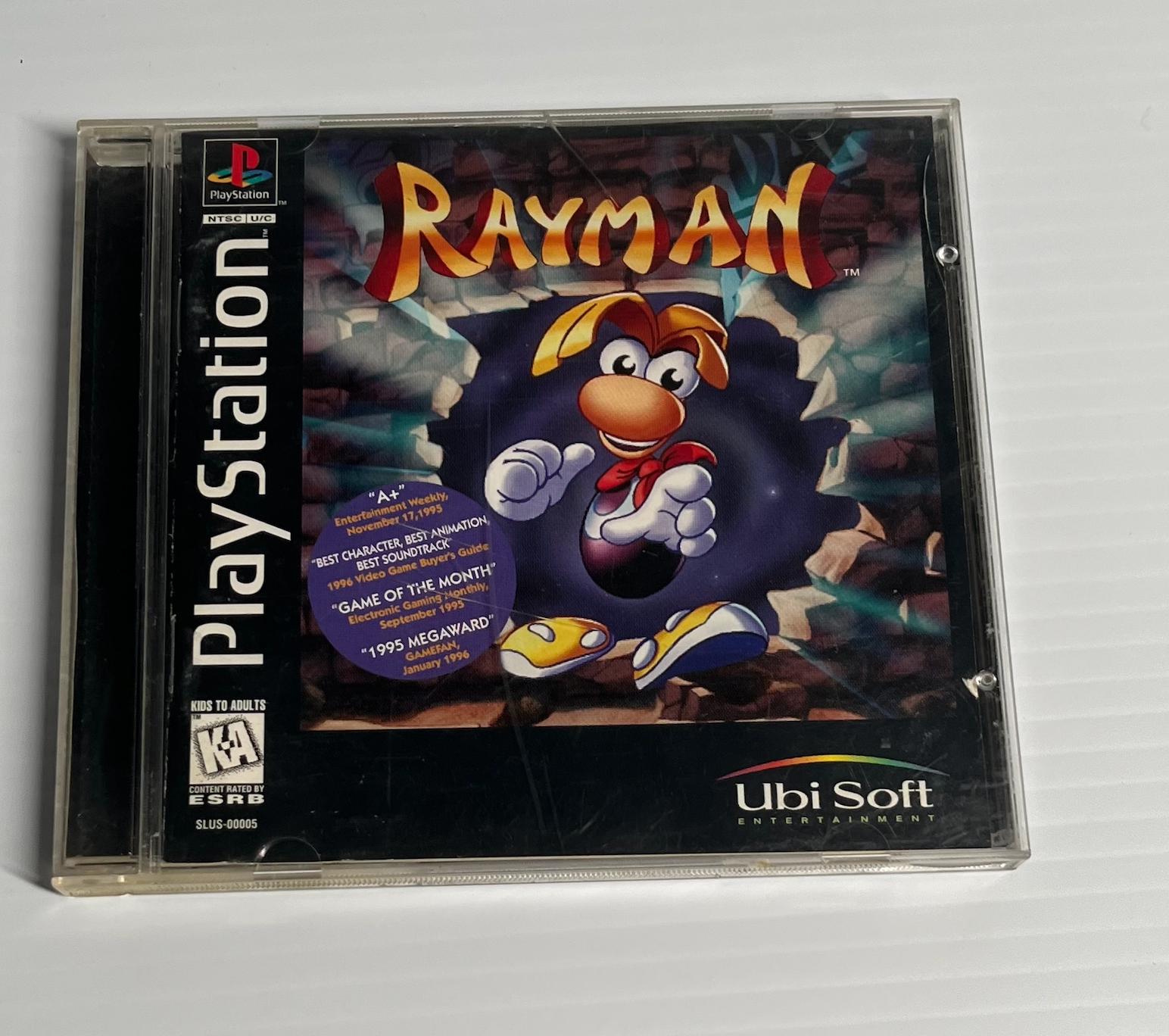 Rayman [Black Label] | Item, Box, and Manual | Playstation