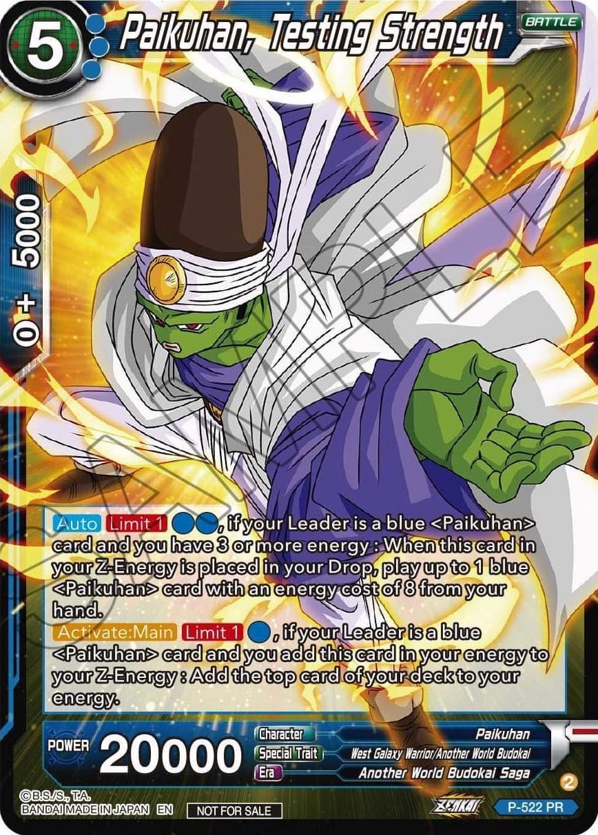 Paikuhan, Testing Strength [Zenkai Series Tournament Pack Vol.5] P-522 ...