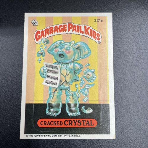Cracked CRYSTAL #221a Prices | 1986 Garbage Pail Kids | Garbage Pail Cards