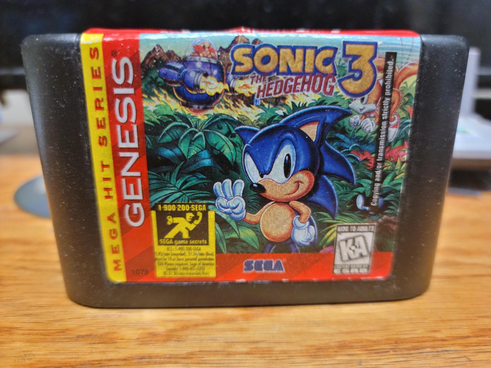 Sonic the Hedgehog 3 | Item only | Sega Genesis